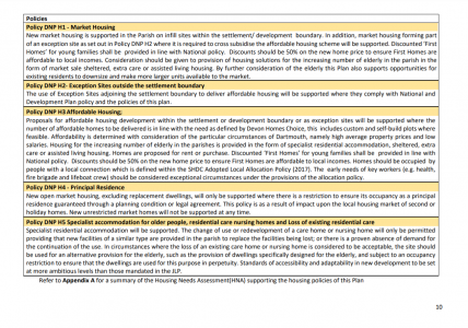 DNP – Executive Summary – Dartmouth Neighbourhood Plan